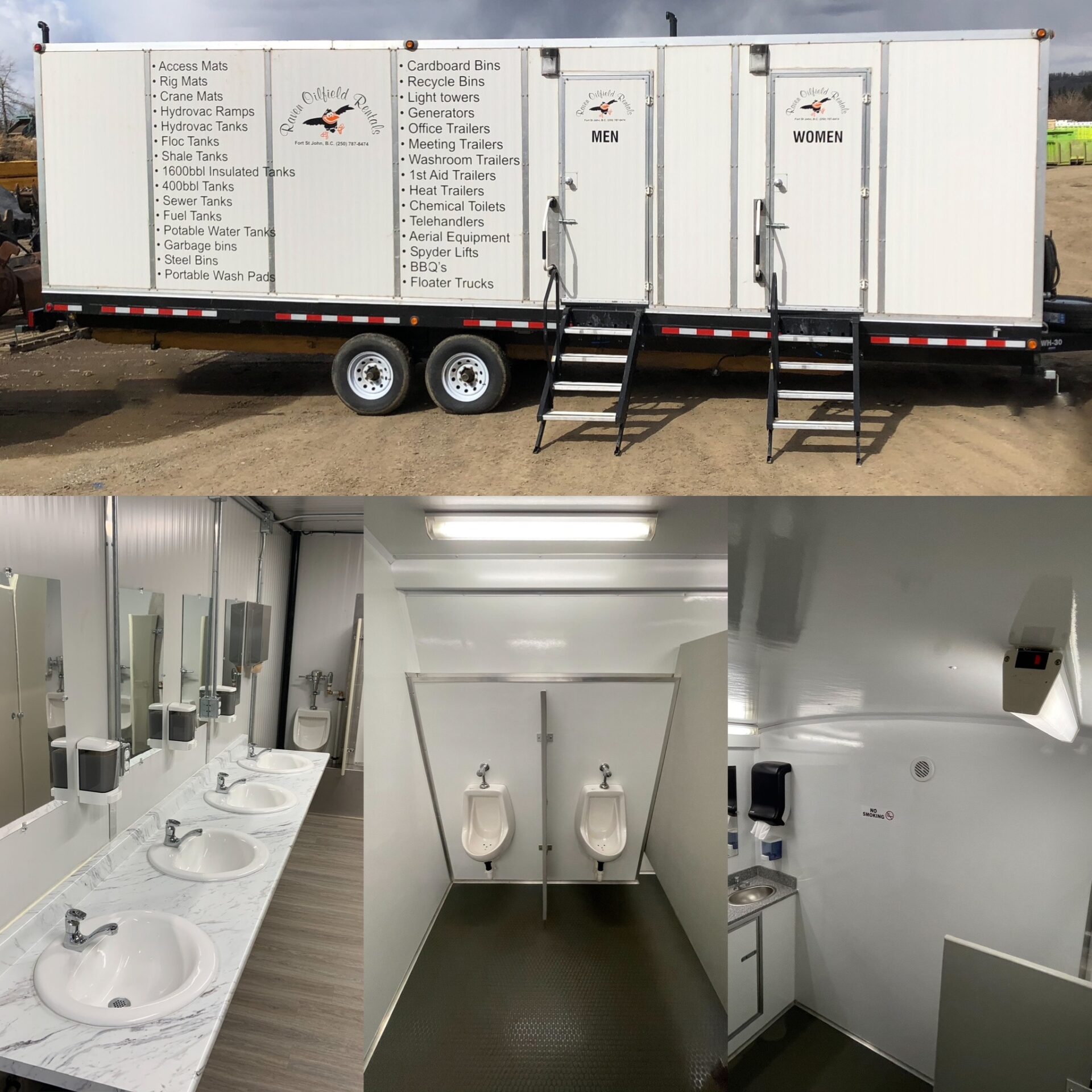 Starlink, Trailer & Toilet Rentals - Raven Oilfield Rentals